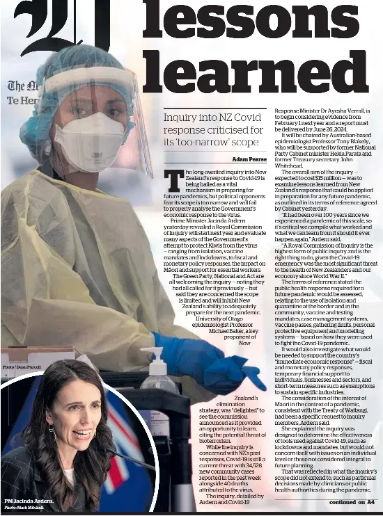 Look at lessons learned - PressReader