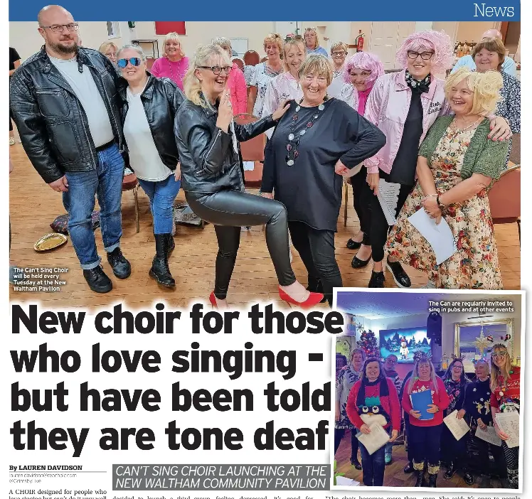 New choir for those who love singing - but have been told they are tone deaf - PressReader