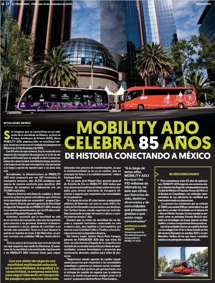 MOBILITY ADO CELEBRA 85 ANOS - PressReader