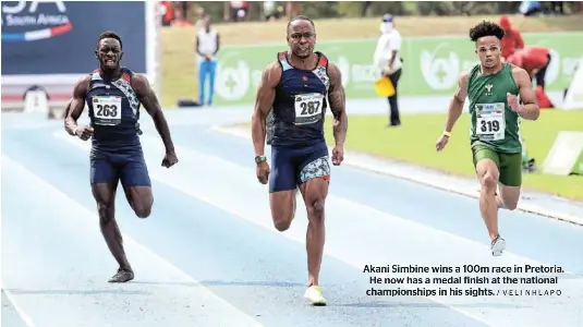 Sprinter Akani to pace himself at national champs - PressReader
