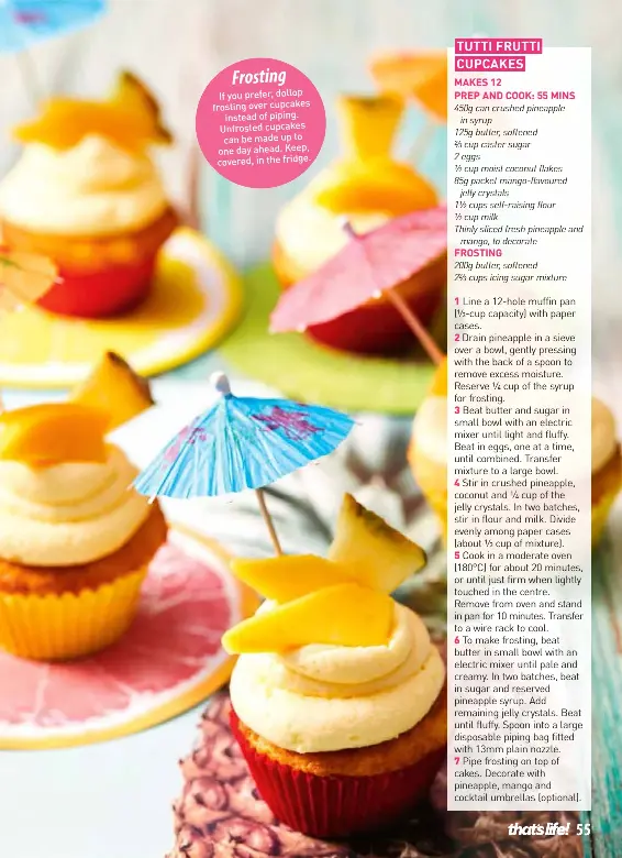 TUTTI FRUTTI CUPCAKES - PressReader