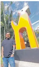 Simon Cruz lleva su arte a El Jardín de en Medio - PressReader