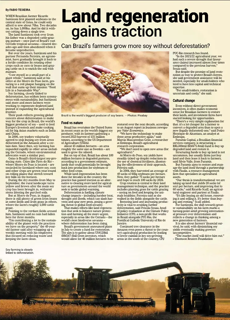 Land regenerati­on gains traction - PressReader