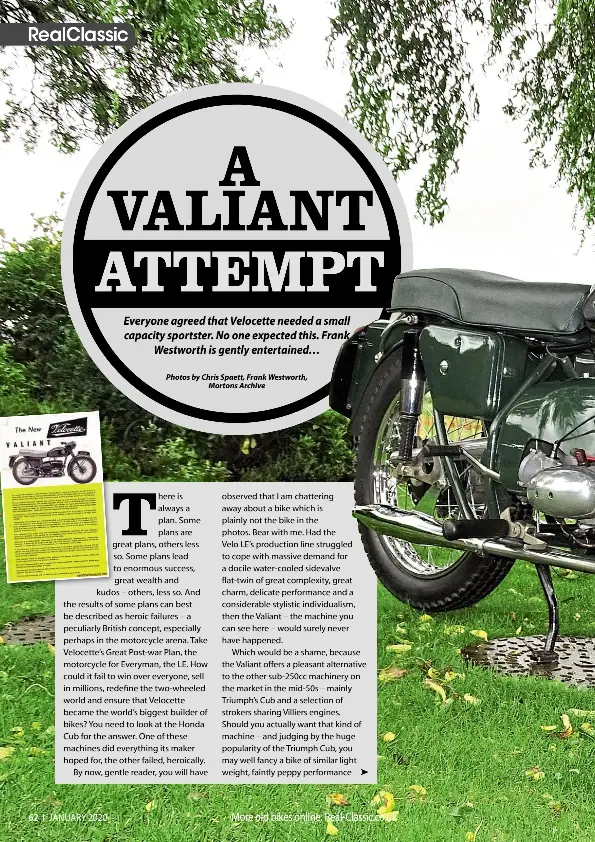 VELOCETTE VALIANT - PressReader