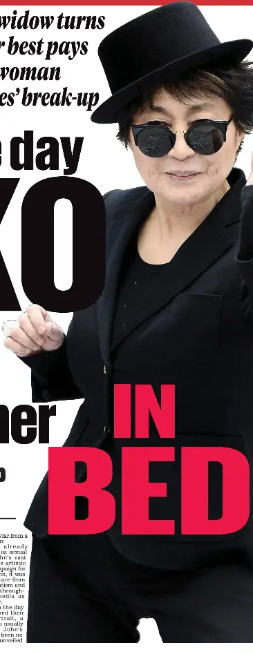 The day YOKO told me what John thought of her IN BED - PressReader