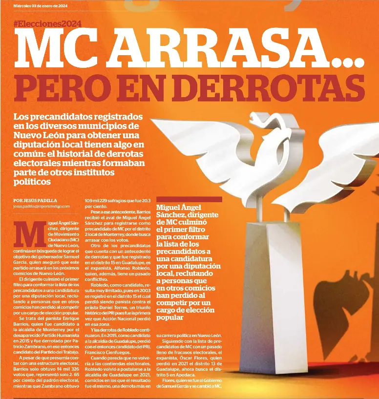 MC ARRASA… PERO EN DERROTAS - PressReader