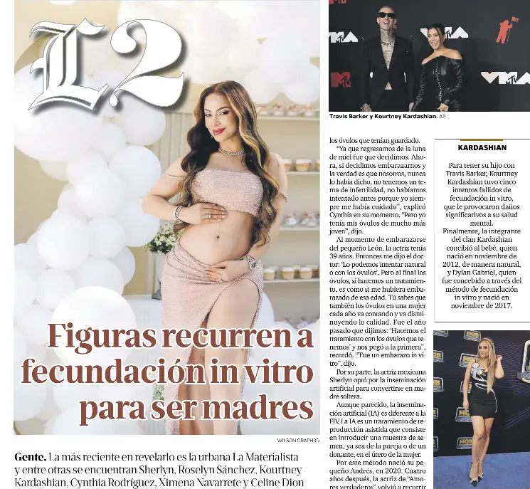 Figuras recurren a fecundació­n in vitro para ser madres - PressReader