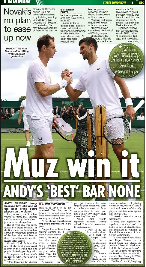 Muz win it ANDY’S ‘BEST’ BAR NONE - PressReader