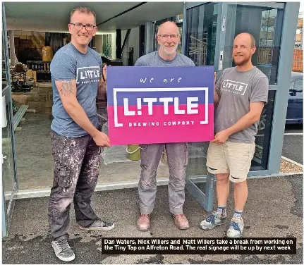 Little’s going a long way as city’s first brewery tap gears up for ...