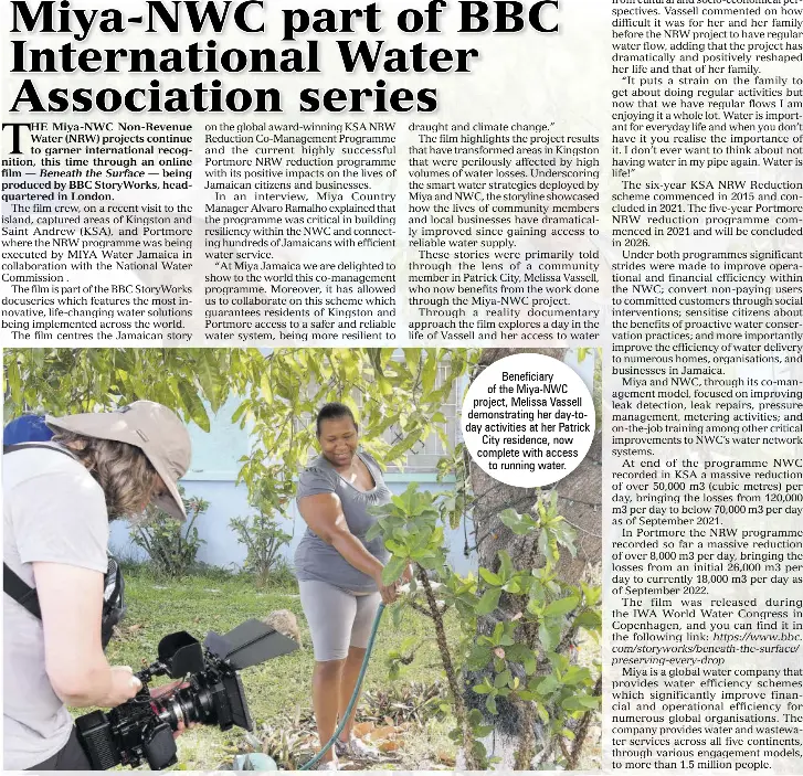 MIYA-NWC part of BBC Internatio­nal Water Associatio­n series - PressReader