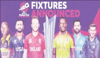 Fixtures revealed for ICC Men’s T20 World Cup 2024 in West Indies and the USA - PressReader