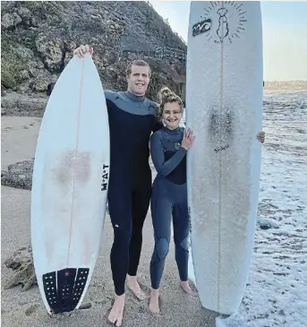 Couple new to EL surfing bring a breath of fresh air - PressReader