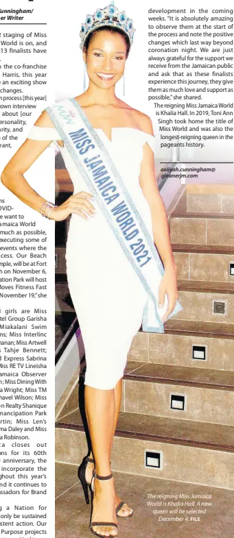 Miss Jamaica World Top 13 selected - PressReader