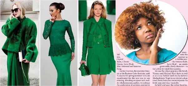 Of natural hair and the summer colour green - PressReader
