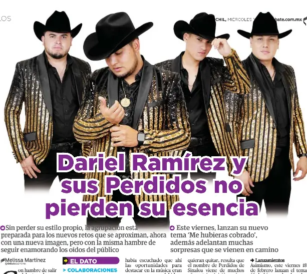 Dariel Ramírez y sus Perdidos no pierden su esencia - PressReader