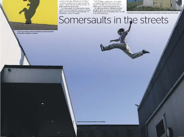 Somersault­s in the streets - PressReader