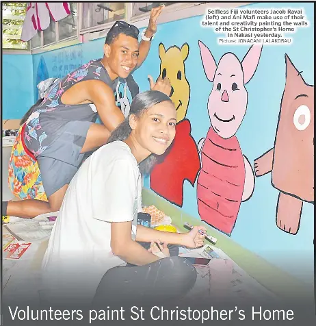 Volunteers paint St Christophe­r’s Home - PressReader