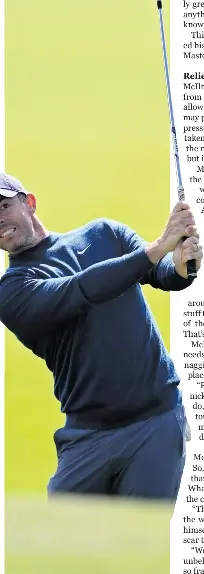 Rory Mcilroy has to win a mental battle to succeed at the Masters - PressReader