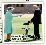 Hero Captain Tom becomes a knight - PressReader