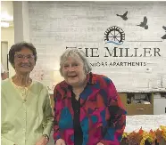 Friends meet again after both decide to move to The Miller in Manotick - PressReader