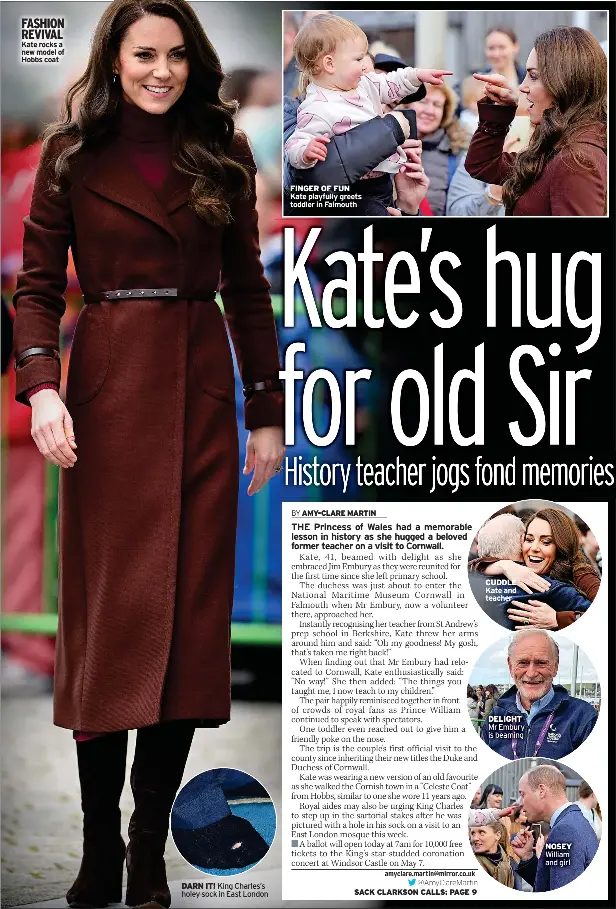 Kate’s hug for old Sir - PressReader