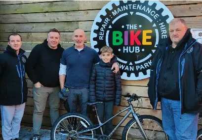 Repair team help boy get back in the saddle - PressReader