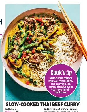 Slow-cooked thai Beef Curry - PressReader