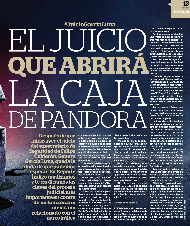 EL JUICIO QUE ABRIRÁ LA CAJA DE PANDORA - PressReader