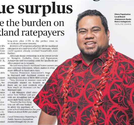Council records huge revenue surplus Calls to ease the burden on South ...