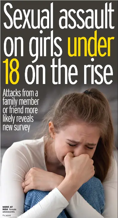 Sexual assault on girls under 18 on the rise - PressReader