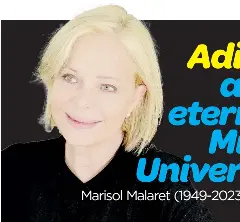 Adiós a la eterna Miss Universo - PressReader