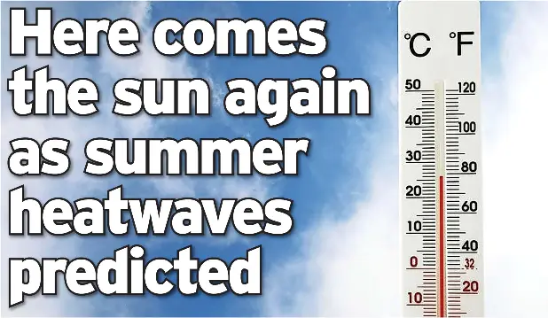 Here comes the sun again as summer heatwaves predicted - PressReader