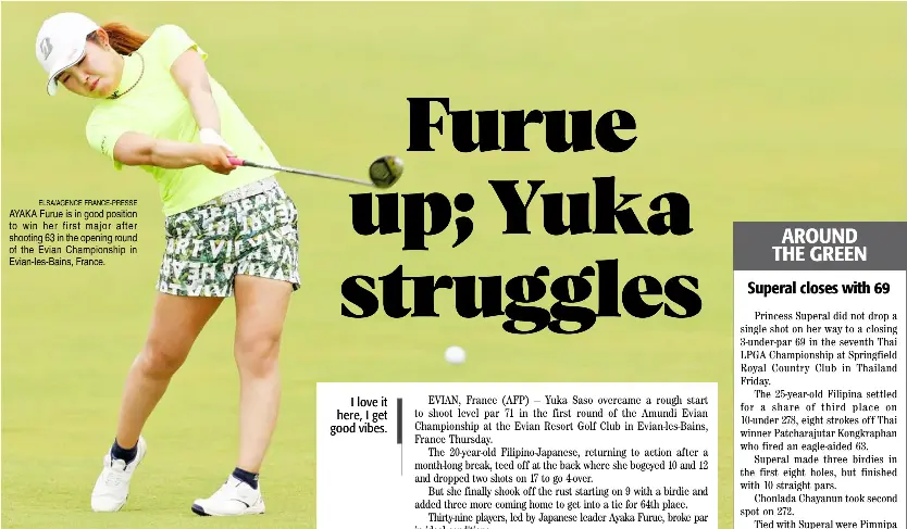 Furue up; Yuka struggles - PressReader