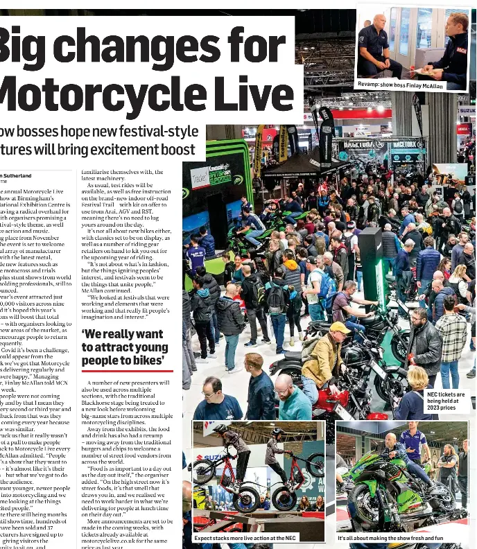 Big changes for Motorcycle Live - PressReader