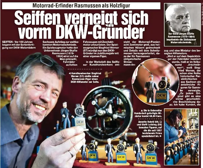 Seiffen verneigt sich vorm DKW-Gründer - PressReader