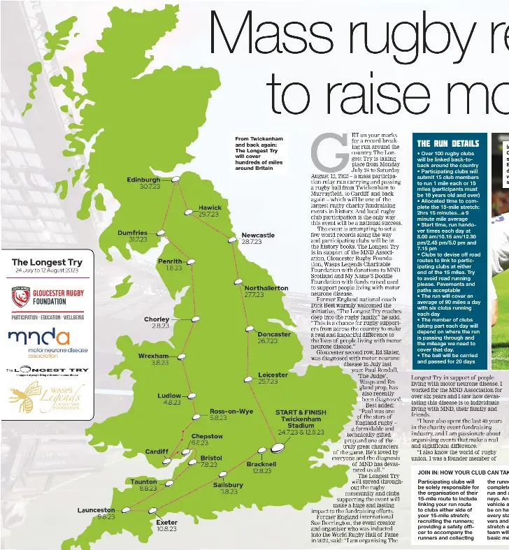 Mass rugby r to raise mo Elay across Britain ney to fight MND - PressReader