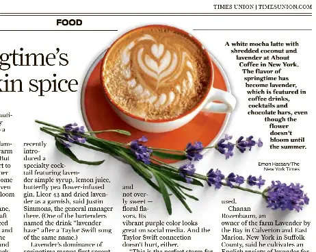 Lavender is springtime’s answer to pumpkin spice - PressReader