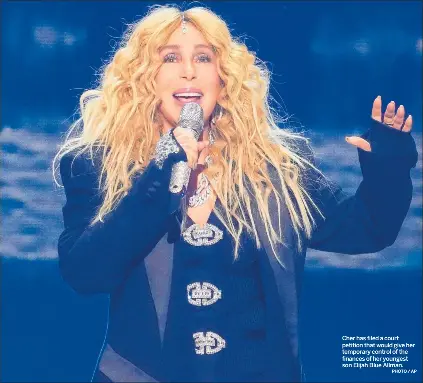 Cher seeks conservato­rship over son - PressReader