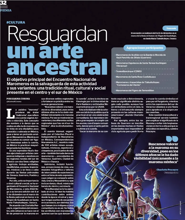 Resguardan un arte ancestral - PressReader