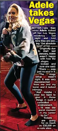 Adele takes Vegas - PressReader