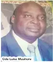 National hero Mushore’s body expected in Harare today - PressReader