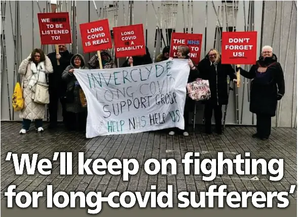 ‘We’ll keep on fighting for long-covid su erers’ - PressReader