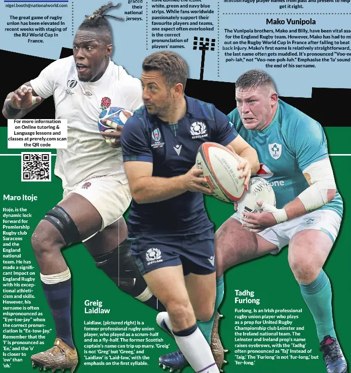 Rugby players’ names you have been pronouncin­g wrong - PressReader