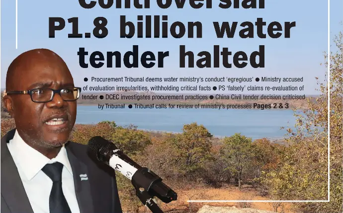 Controvers­ial P1.8 billion water tender halted - PressReader