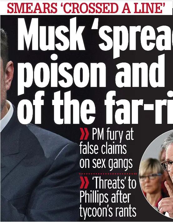 Musk ‘spreading poison and lies of the far-right’ - PressReader
