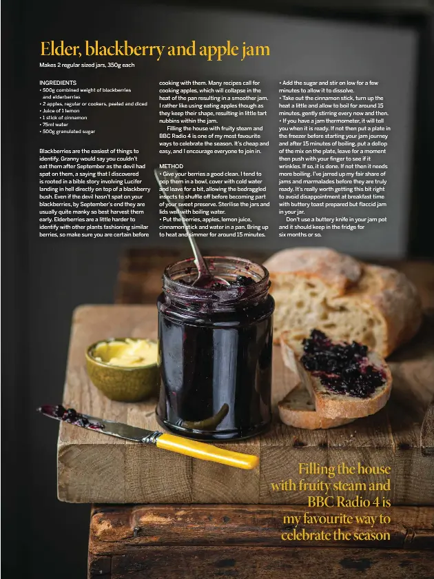 Elder, blackberry and apple jam - PressReader