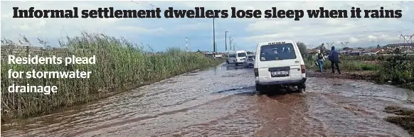 Informal settlement dwellers lose sleep when it rains - PressReader
