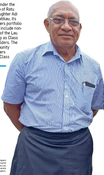 Bonus for Yatu Lau a First - PressReader