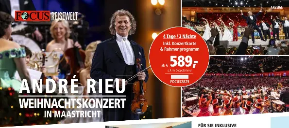 ANDRÉ RIEU WEIHNACHTS­KONZERT IN MAASTRICHT - PressReader