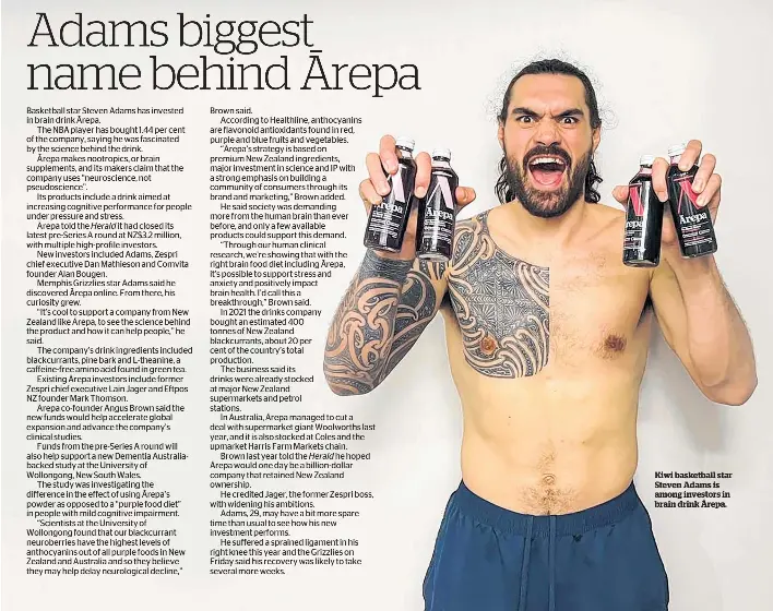 Adams biggest name behind A¯repa - PressReader